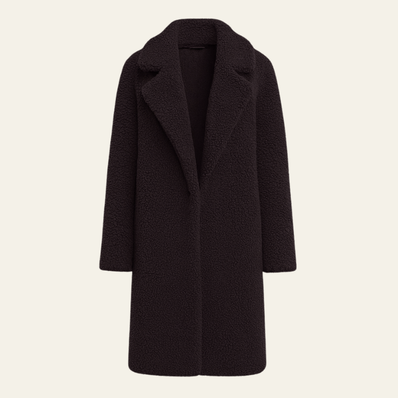 Emily | Long Fleece Winter Coat – Everly New York