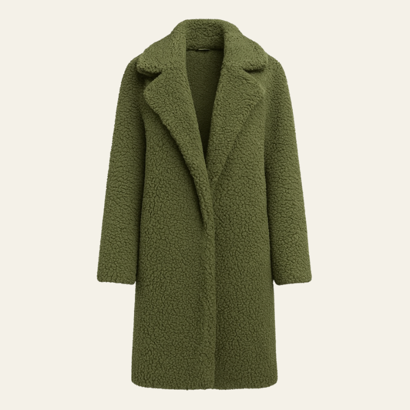 Emily | Long Fleece Winter Coat – Everly New York